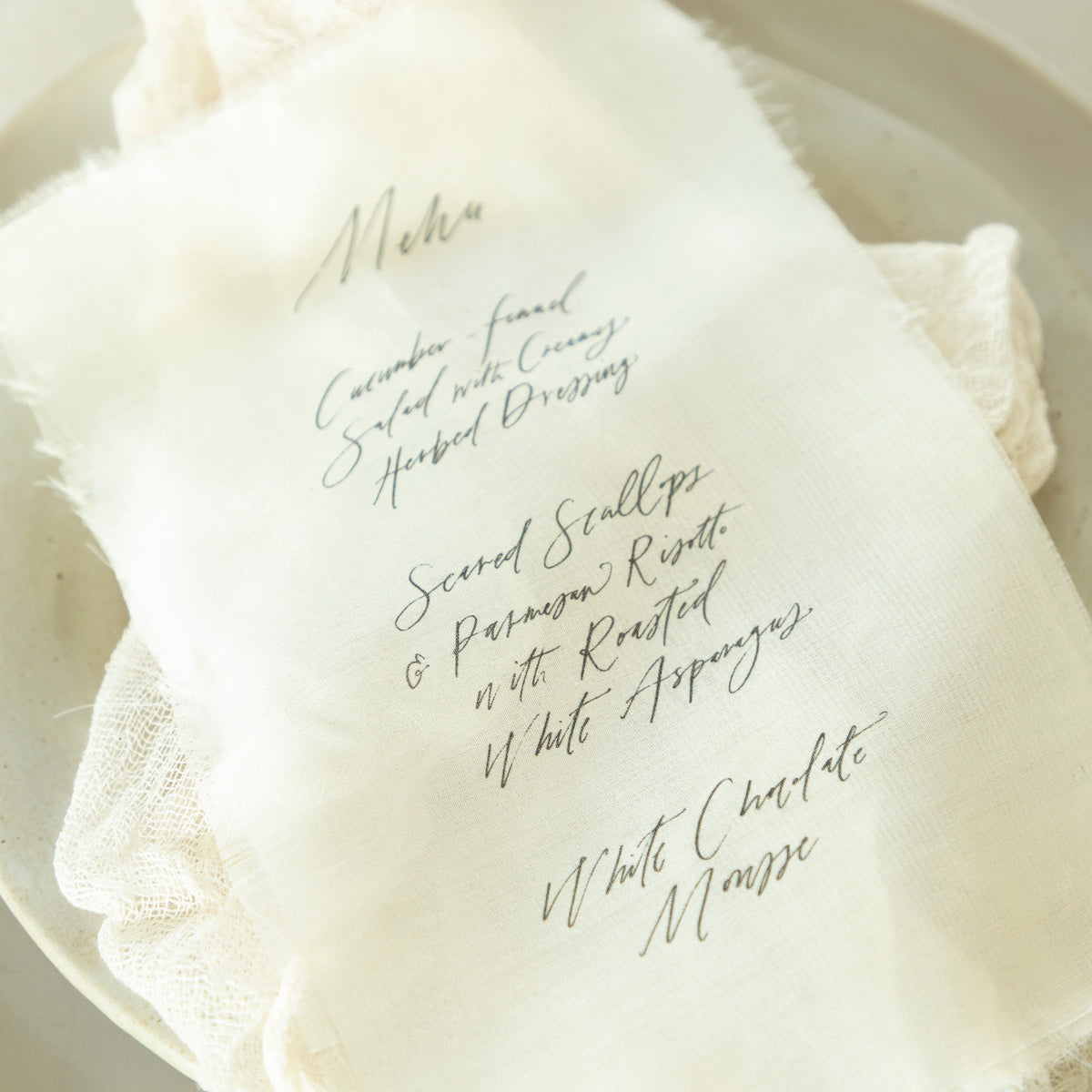 How to Laser Print Custom Menus on Silk and Silk Ribbons – Silk & Willow