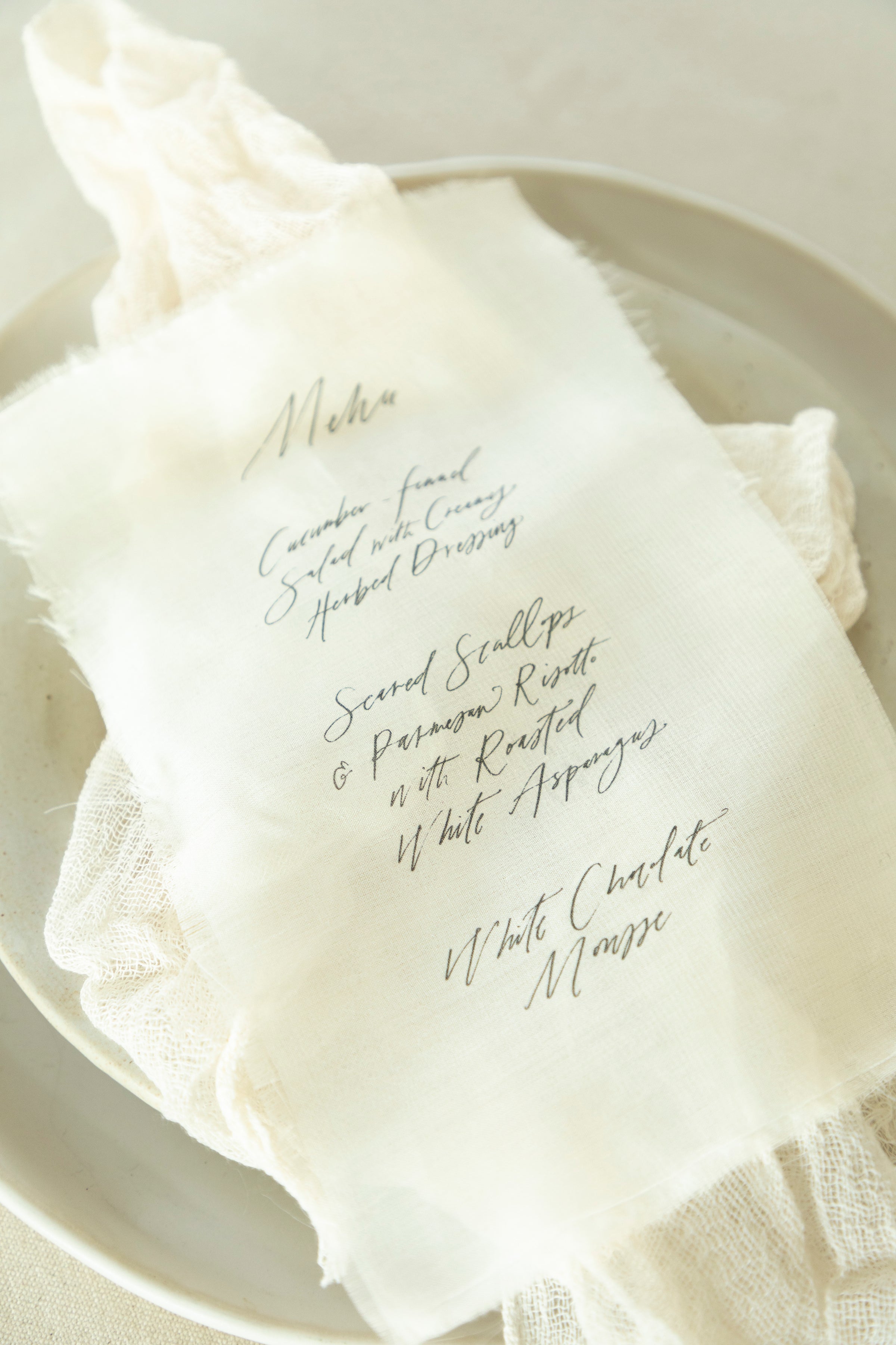 How to Laser Print Custom Menus on Silk and Silk Ribbons – Silk & Willow