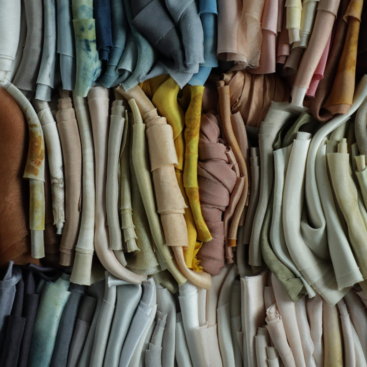 plant dyed silk ribbon – Silk & Willow