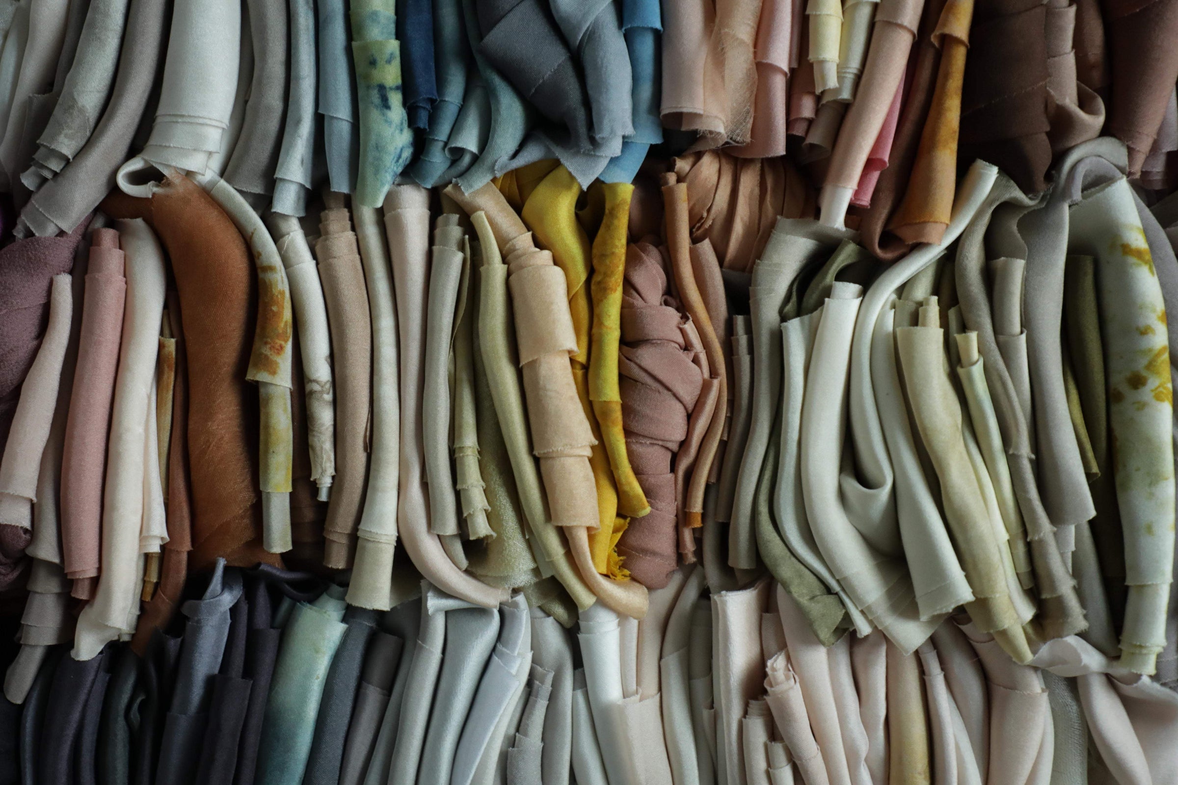 plant dyed silk ribbon – Silk & Willow