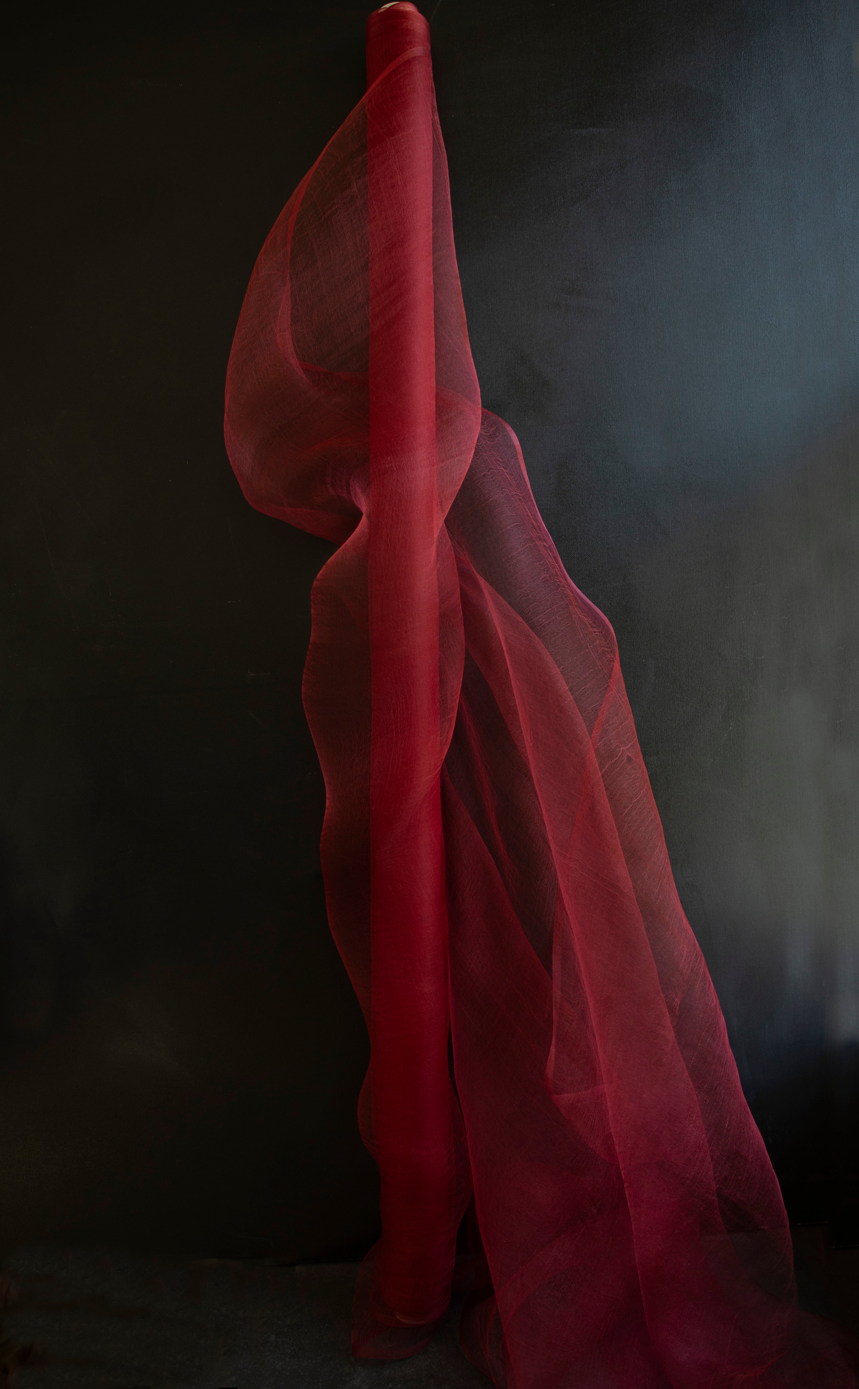 Garnet Red {Gossamer Silk Fabric} – Silk & Willow