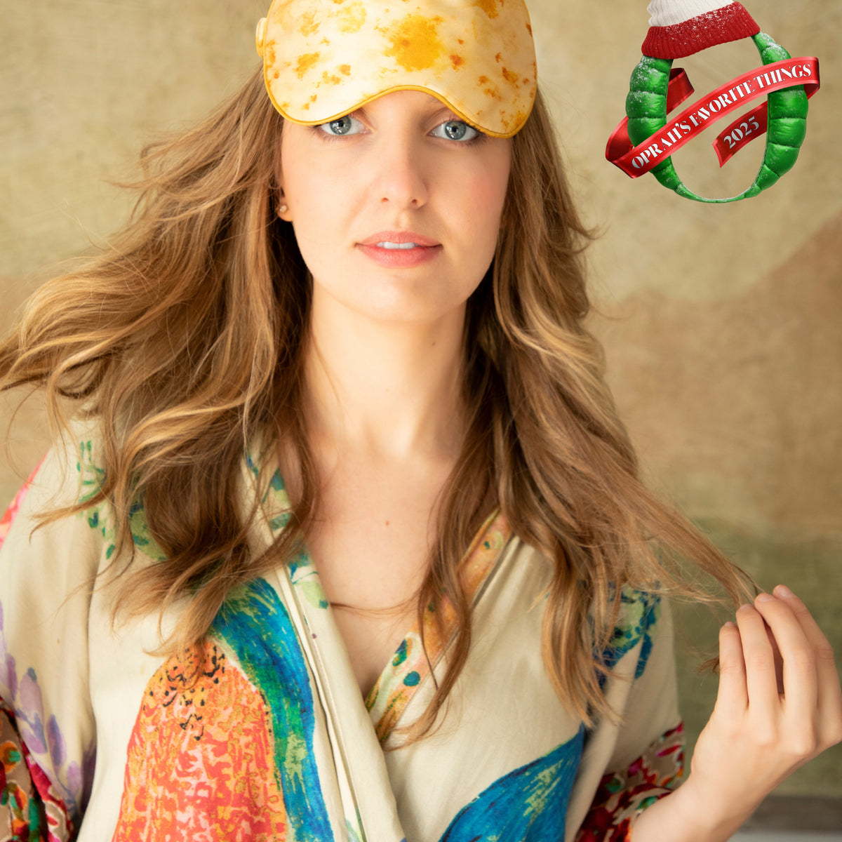 Silk & Willow 100% Pure Mulberry Silk Sleep Eye Mask & Hair Scrunchie