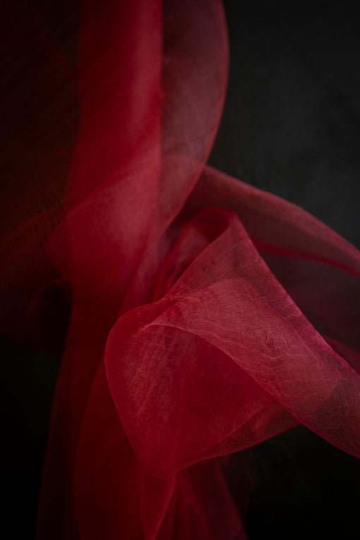 Garnet Red {Gossamer Silk Fabric} – Silk & Willow