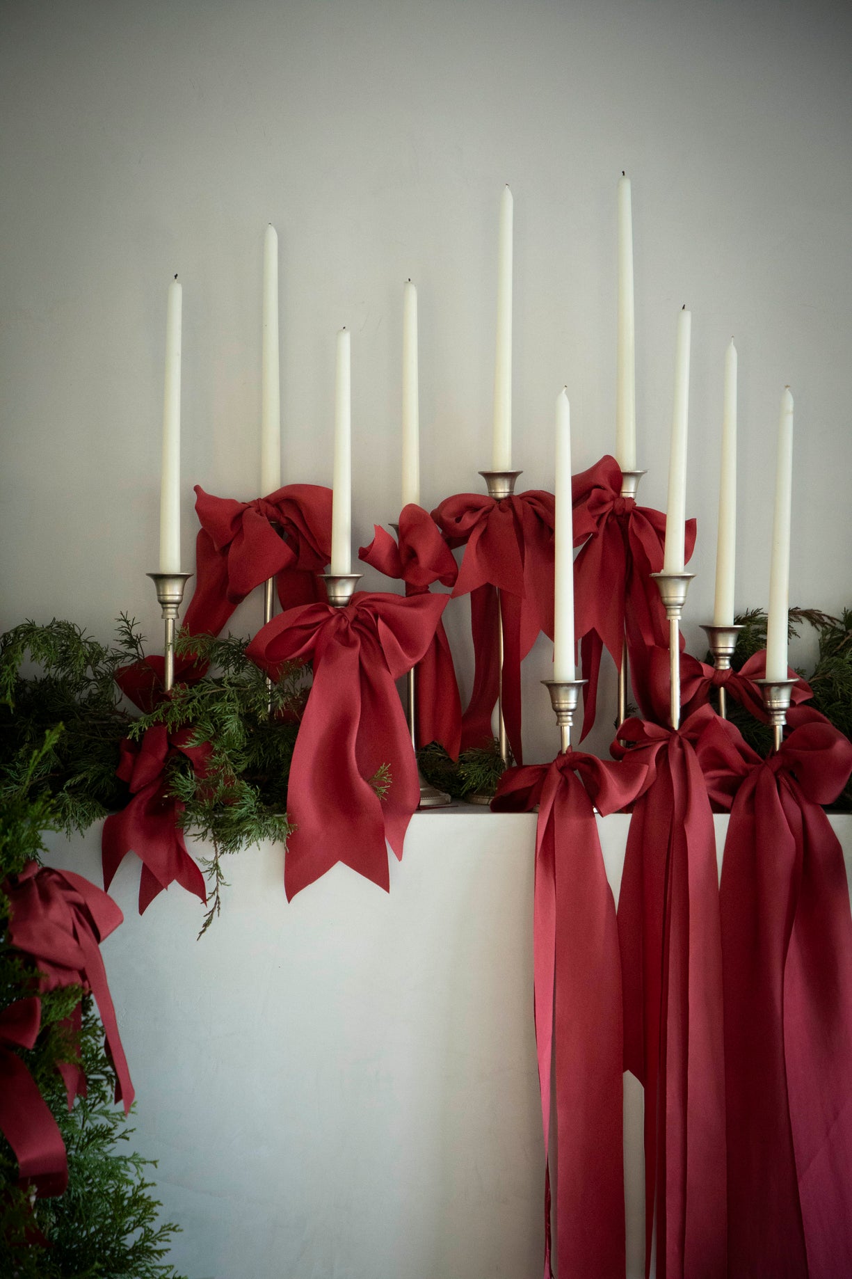Holiday Red Red Silk Ribbon – Silk & Willow