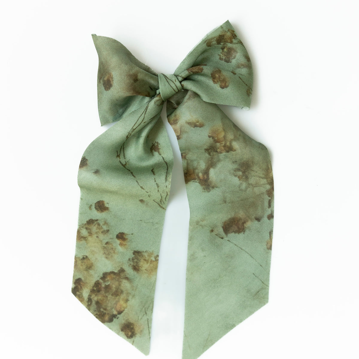 Botanical Print / Coreopsis Sage Silk ribbon – Silk & Willow