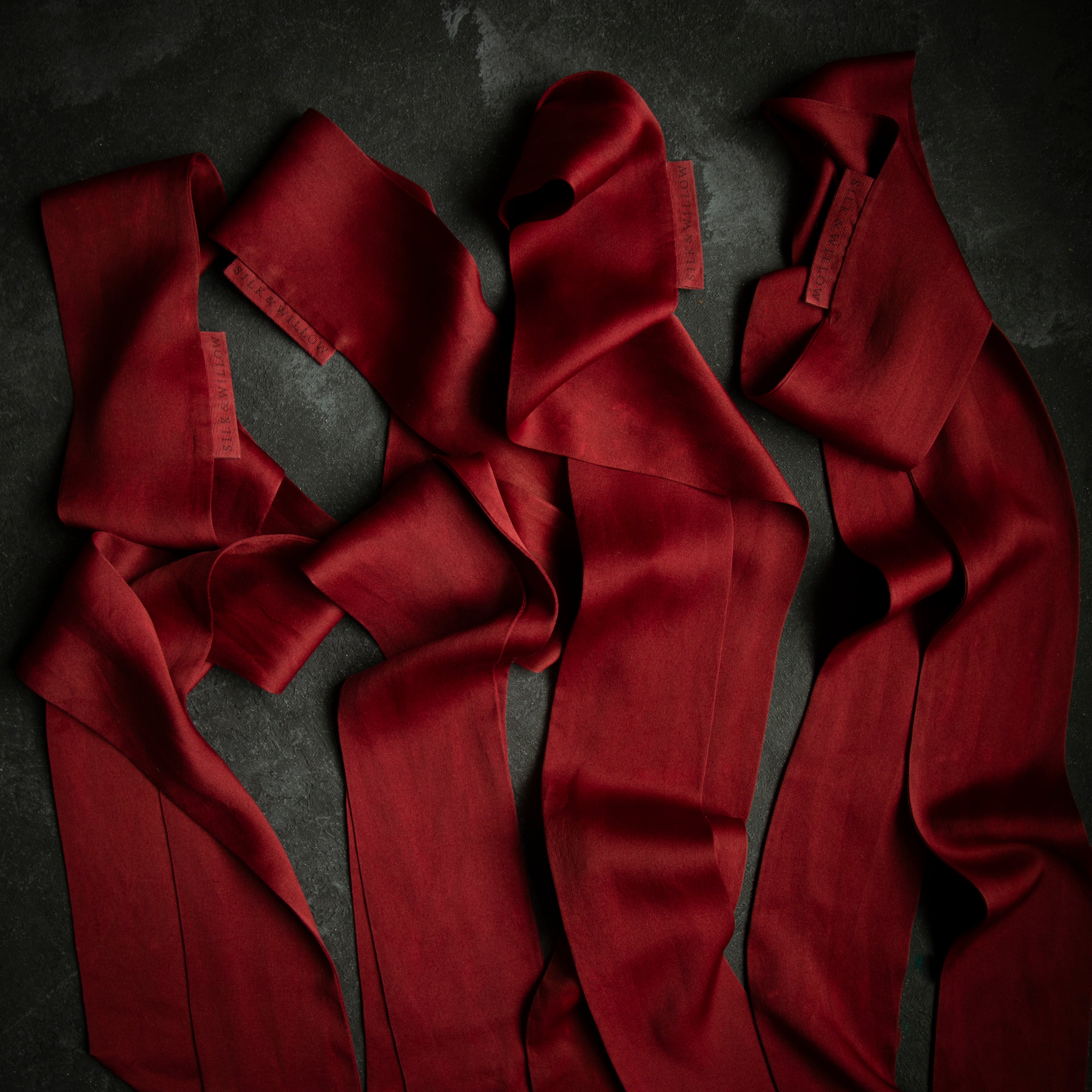 Plant Dyed Silk Twilly / Scarlet – Silk & Willow