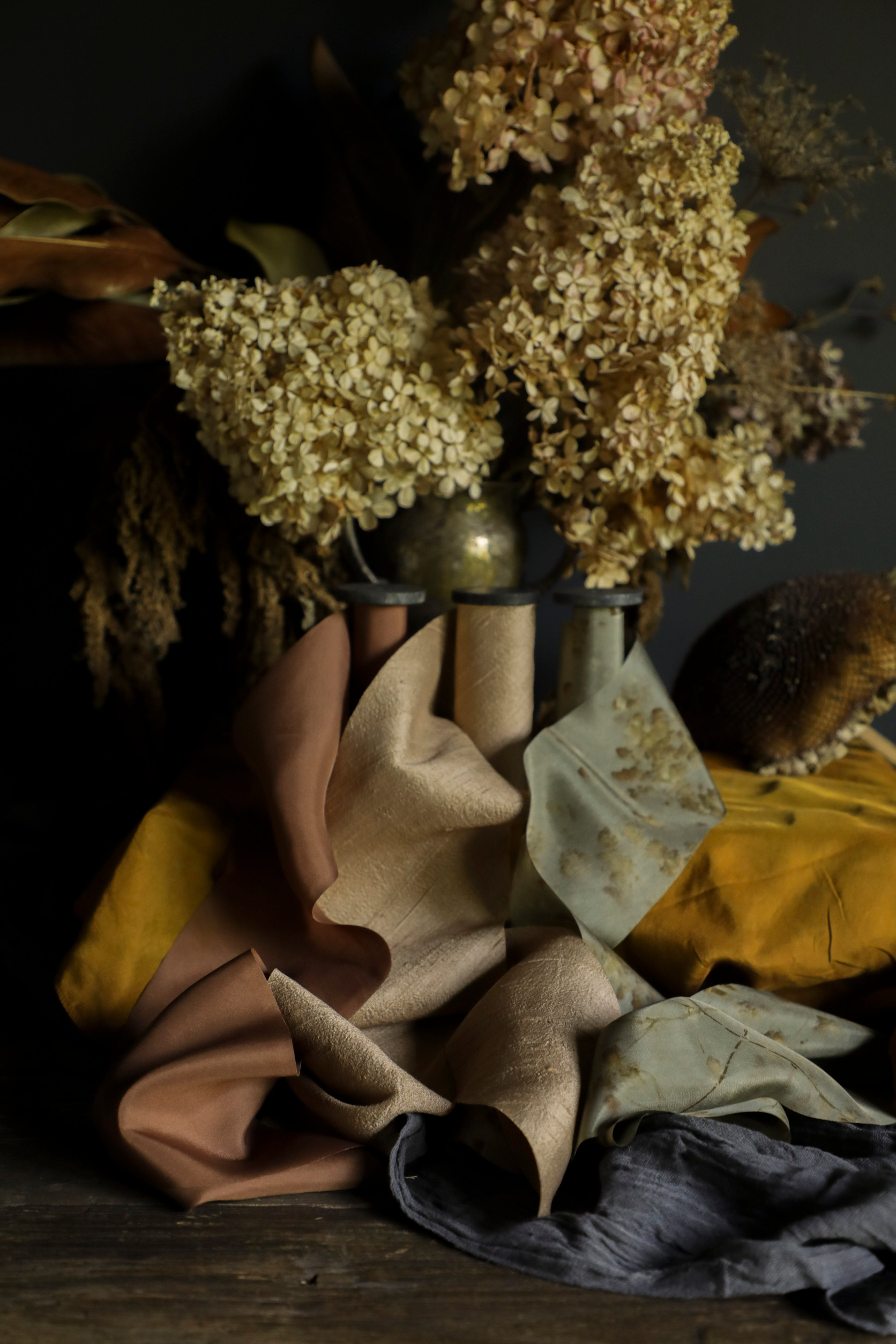 Terracotta silk ribbon – Silk & Willow