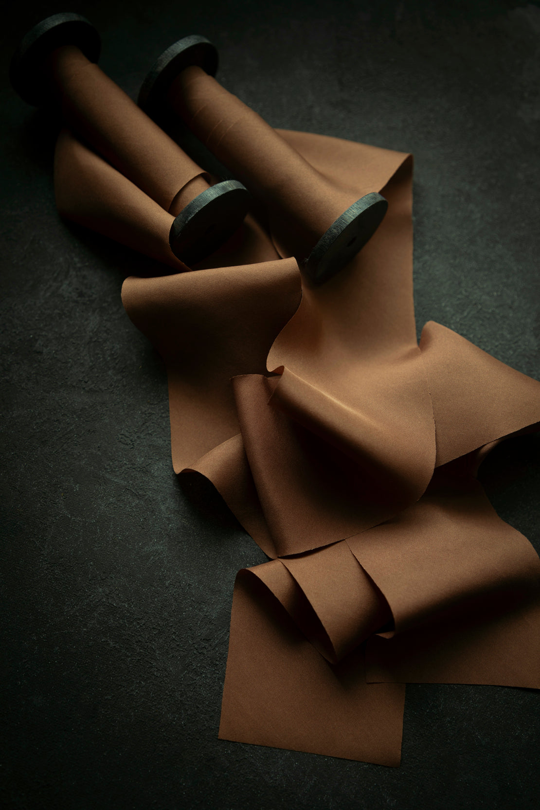 Terracotta silk ribbon – Silk & Willow