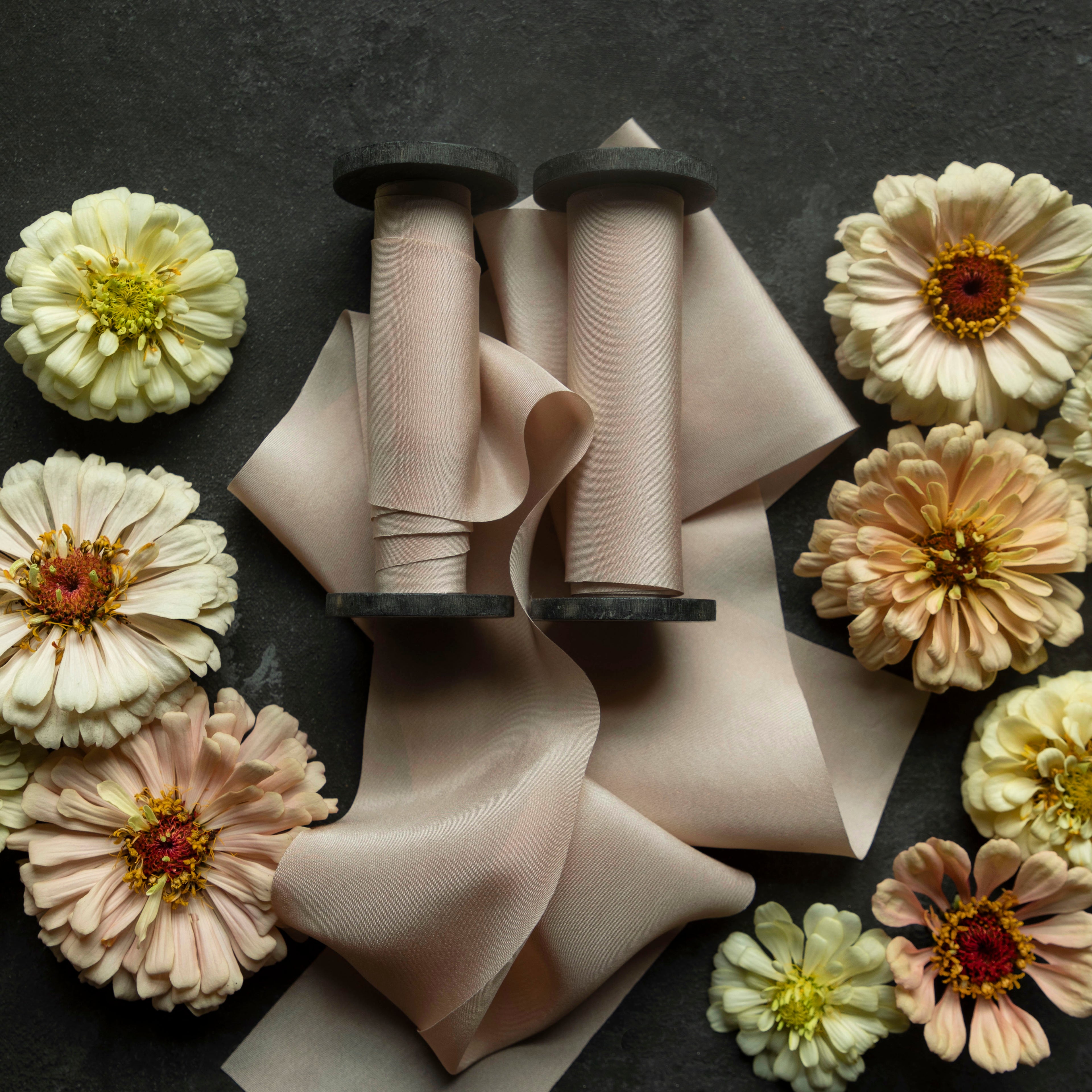 Blush Silk Ribbon – Silk & Willow