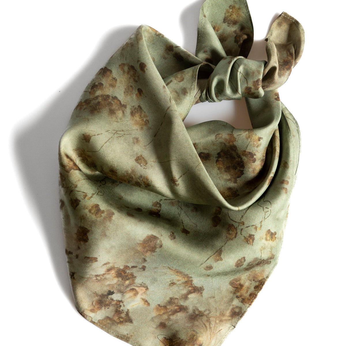 COREOPSIS SAGE 100% Pure Silk Scarf – Silk & Willow