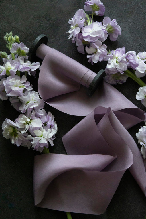 Lilac Silk Ribbon – Silk & Willow
