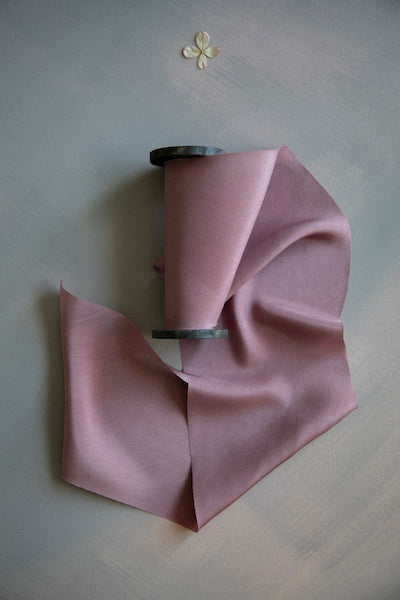 Mauve silk ribbon – Silk & Willow