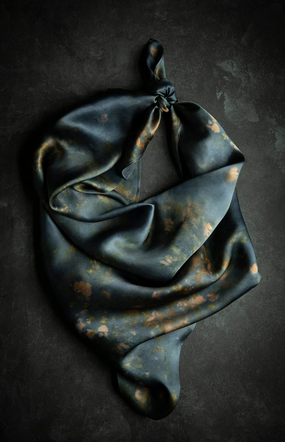 MIDNIGHT 100% Pure Silk Scarf – Silk & Willow