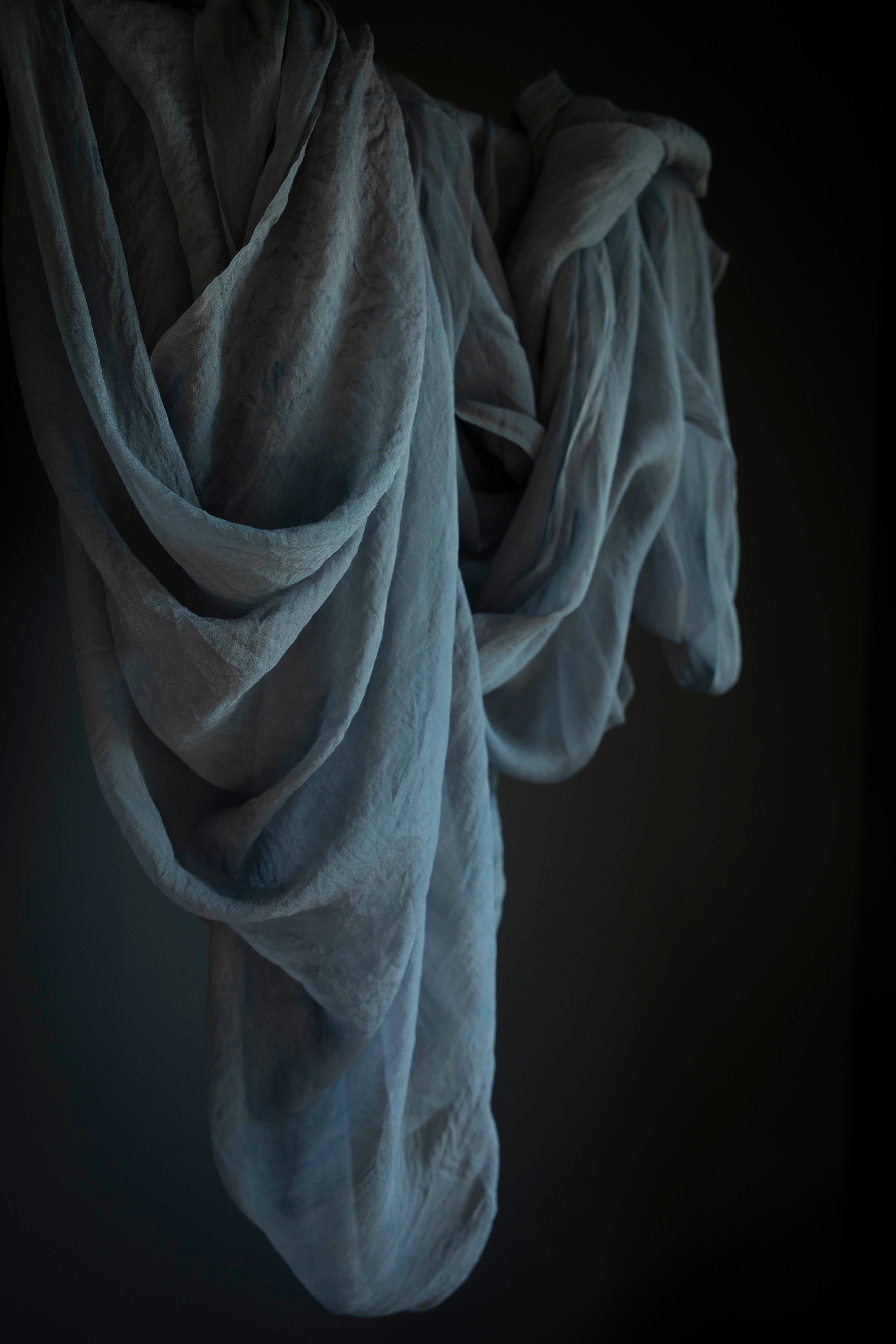 Blue Slate {Sheer Silk Runner} – Silk & Willow