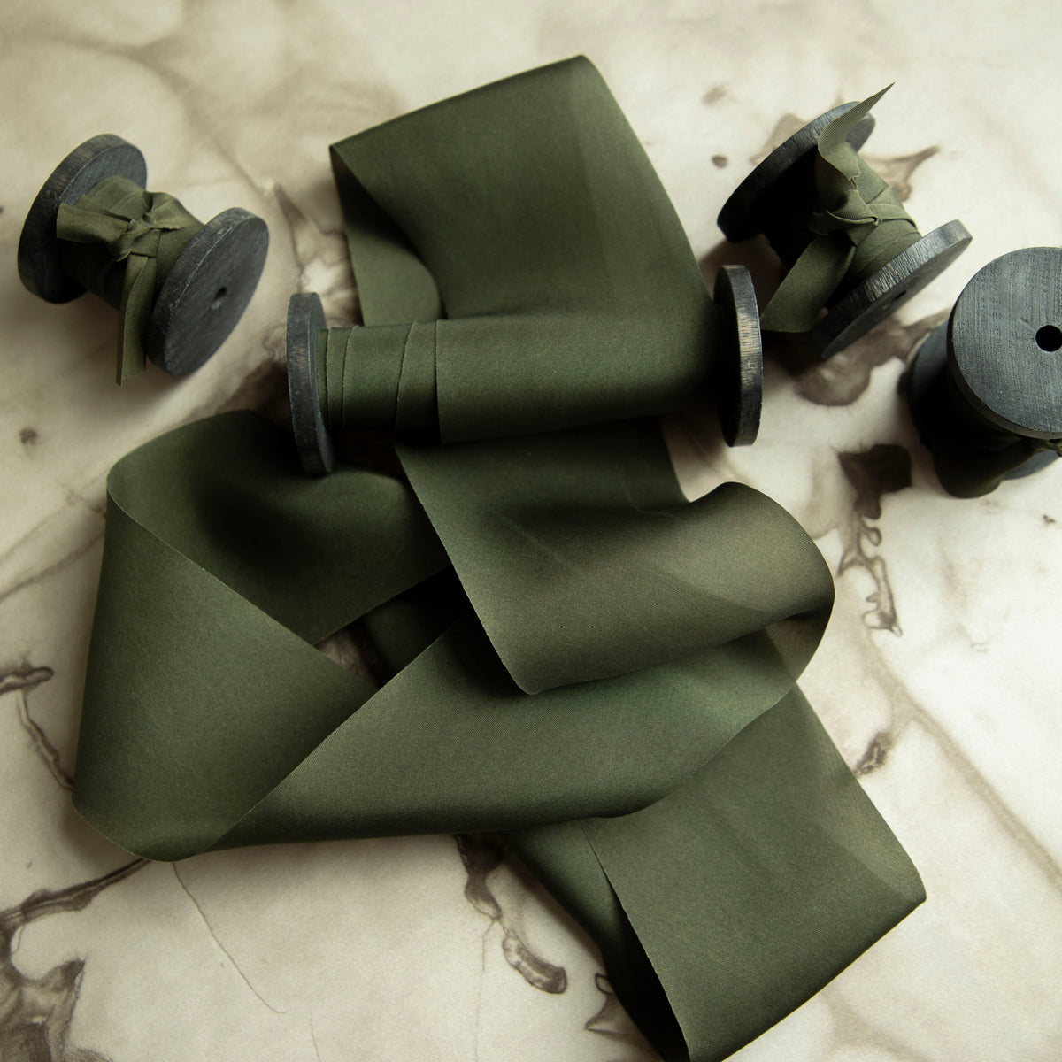 Peacock Green- LIMITED EDITION Silk Ribbon – Silk & Willow
