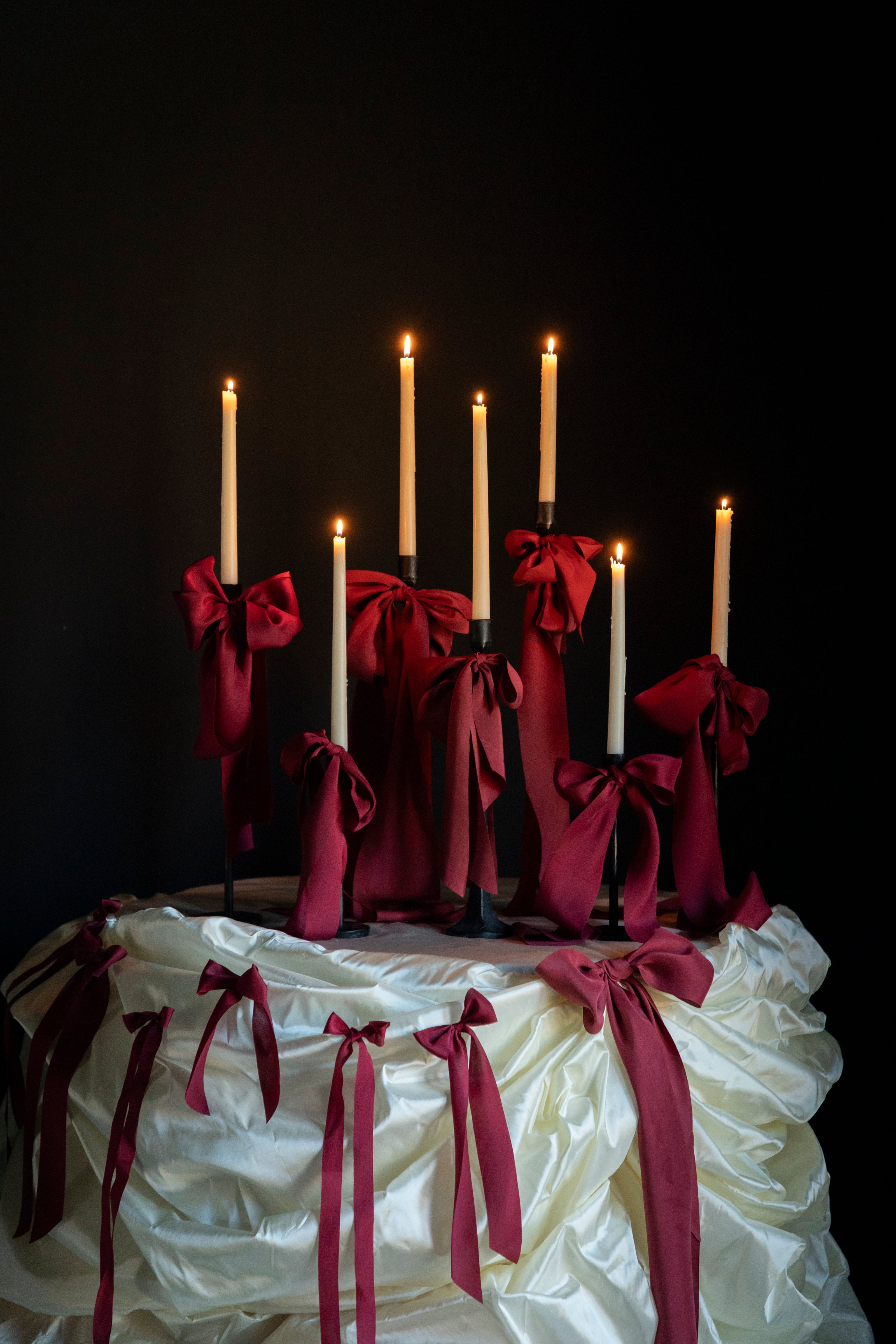 Holiday Red Red Silk Ribbon – Silk & Willow