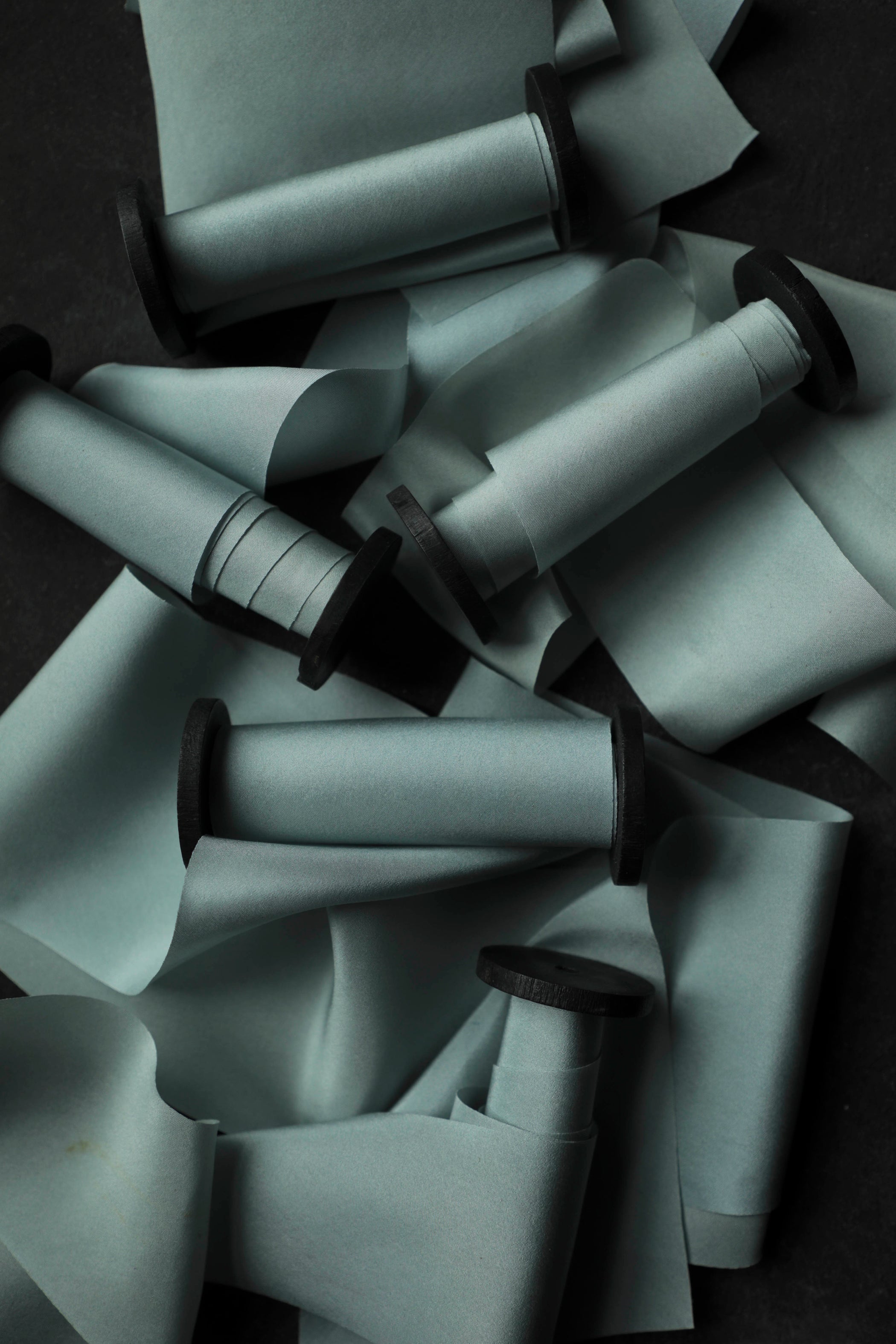 Sea Glass Blue Silk Ribbon – Silk & Willow