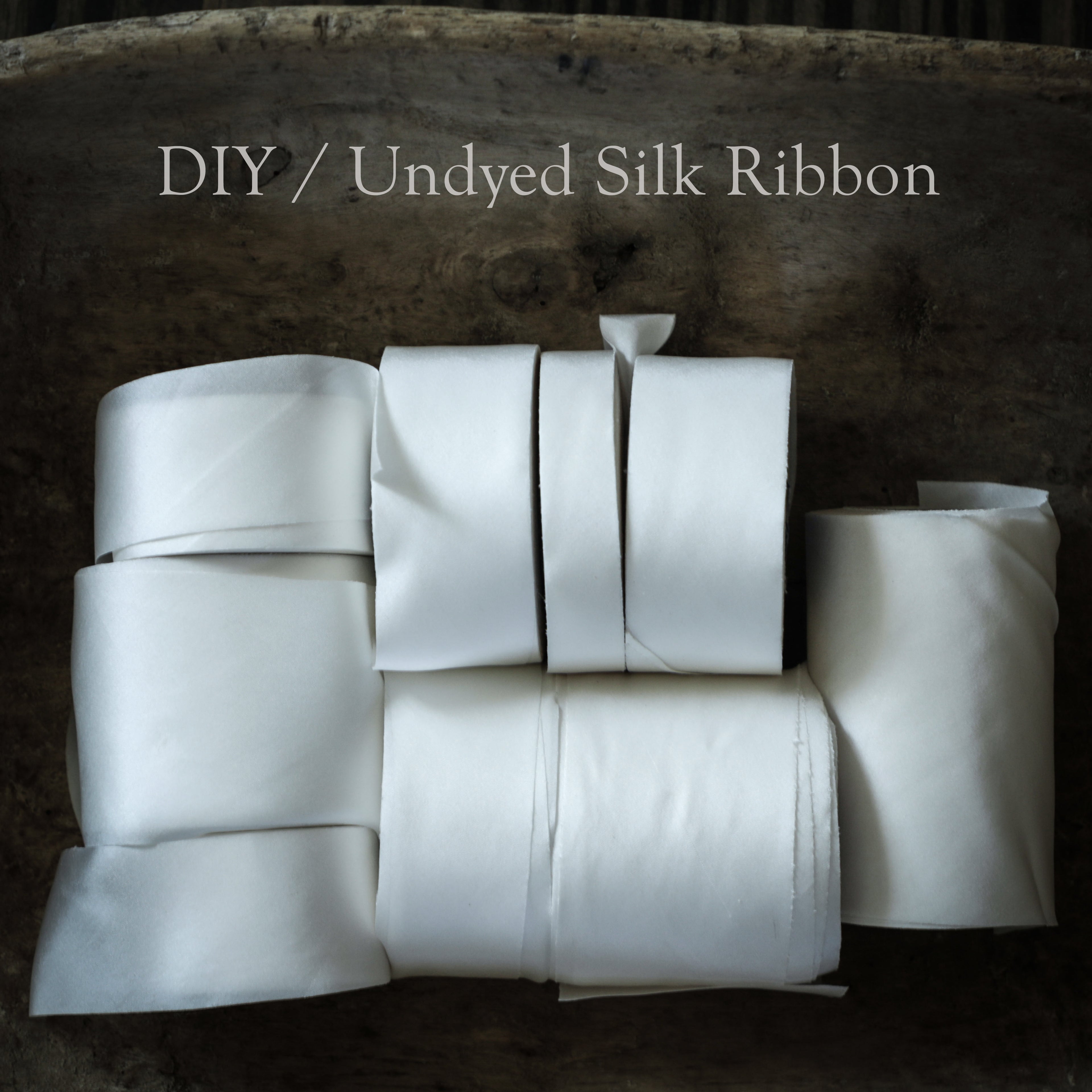 DIY / Undyed Silk Ribbon – Silk & Willow