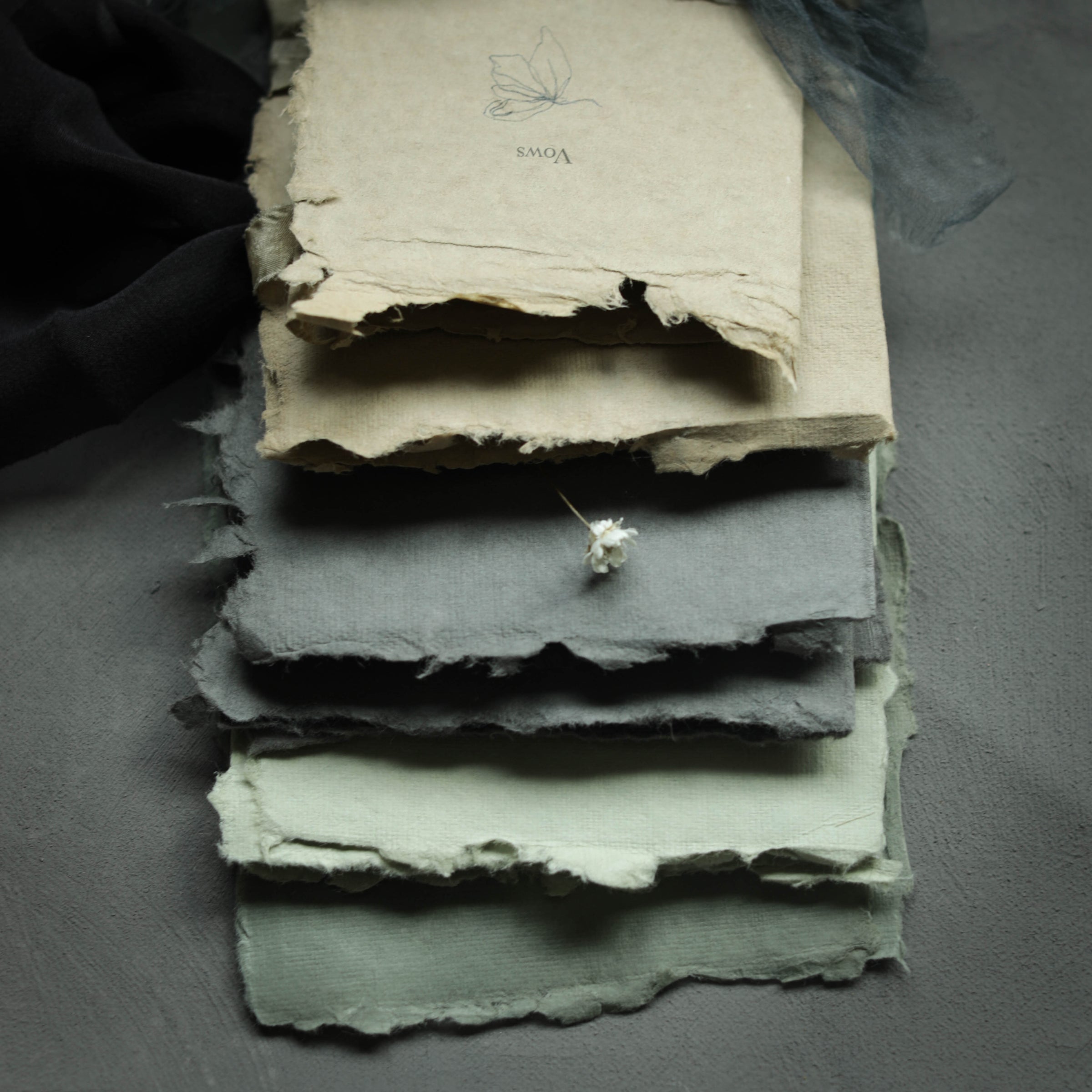 COLORS / HANDMADE PAPER / 8.5 x 11 – Silk & Willow