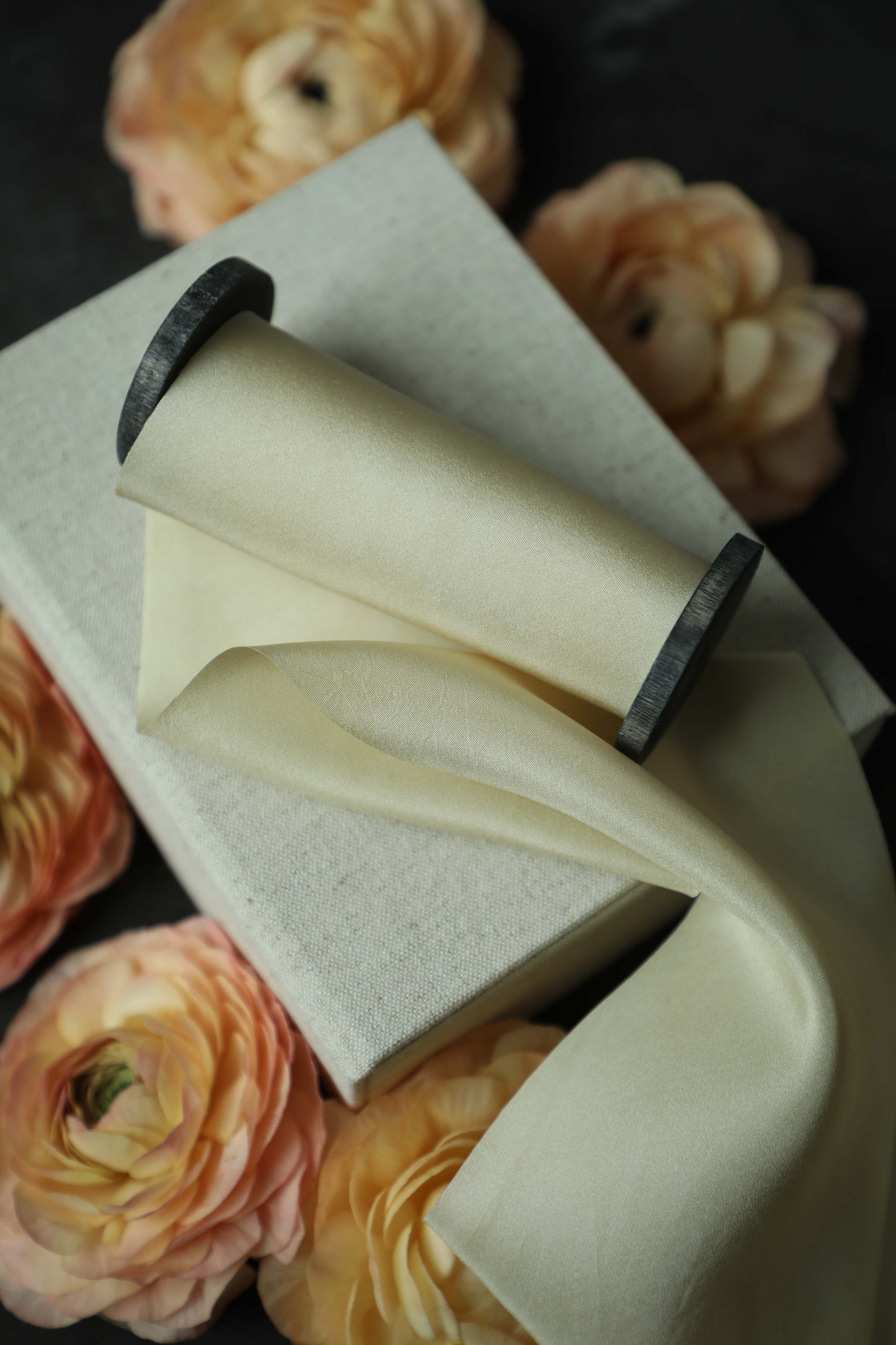 Antique Gold hand dyed Silk Ribbon – Silk & Willow