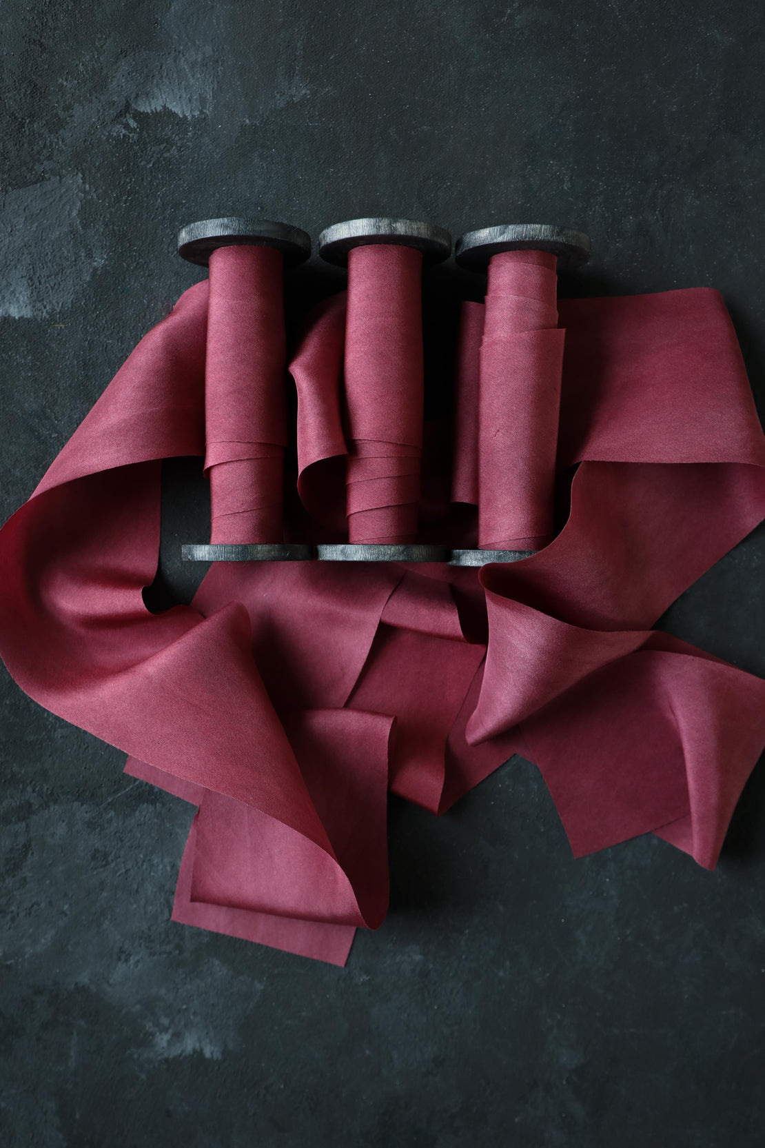 Crushed Berry silk ribbon. – Silk & Willow