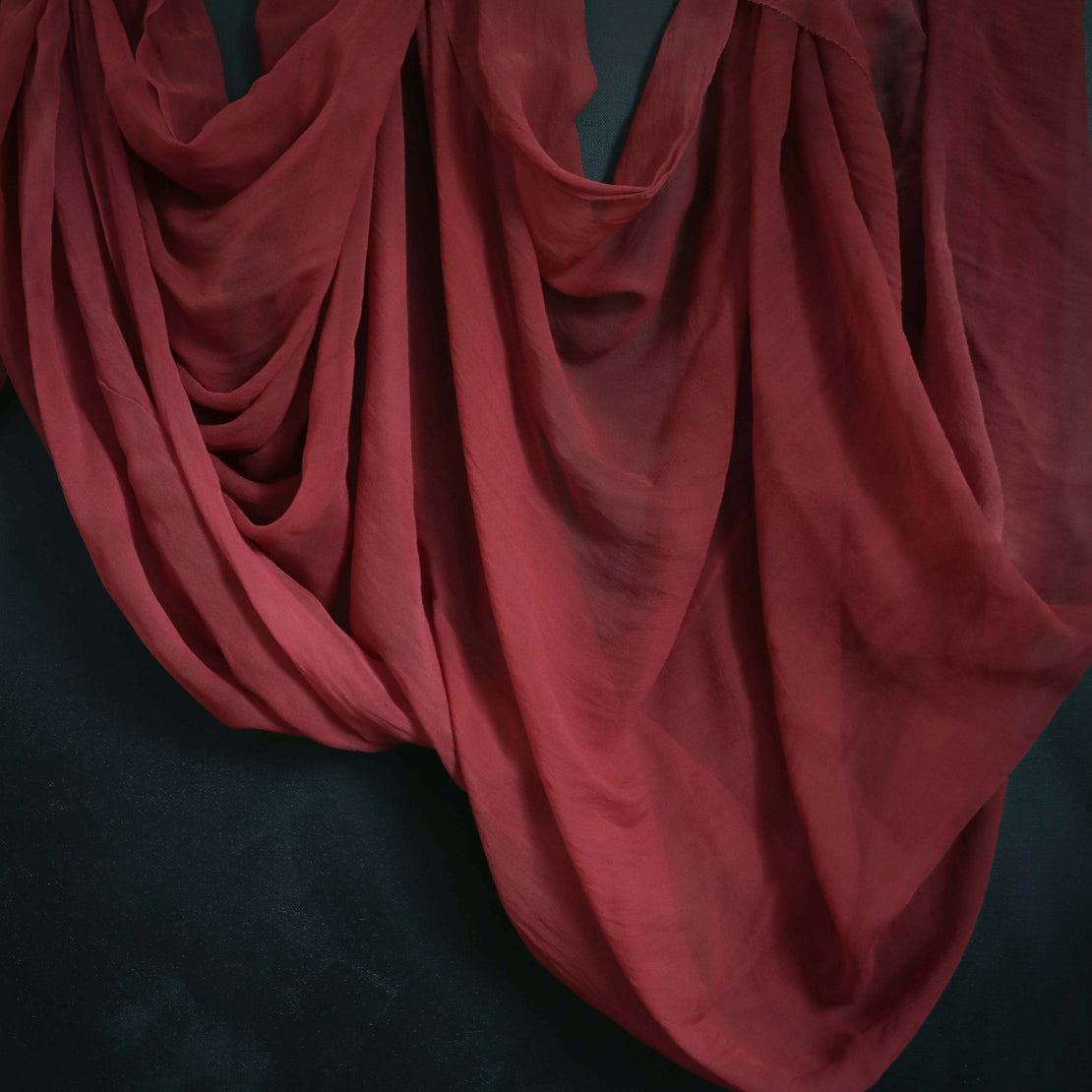 Persian Red {Sheer Silk Runner} – Silk & Willow