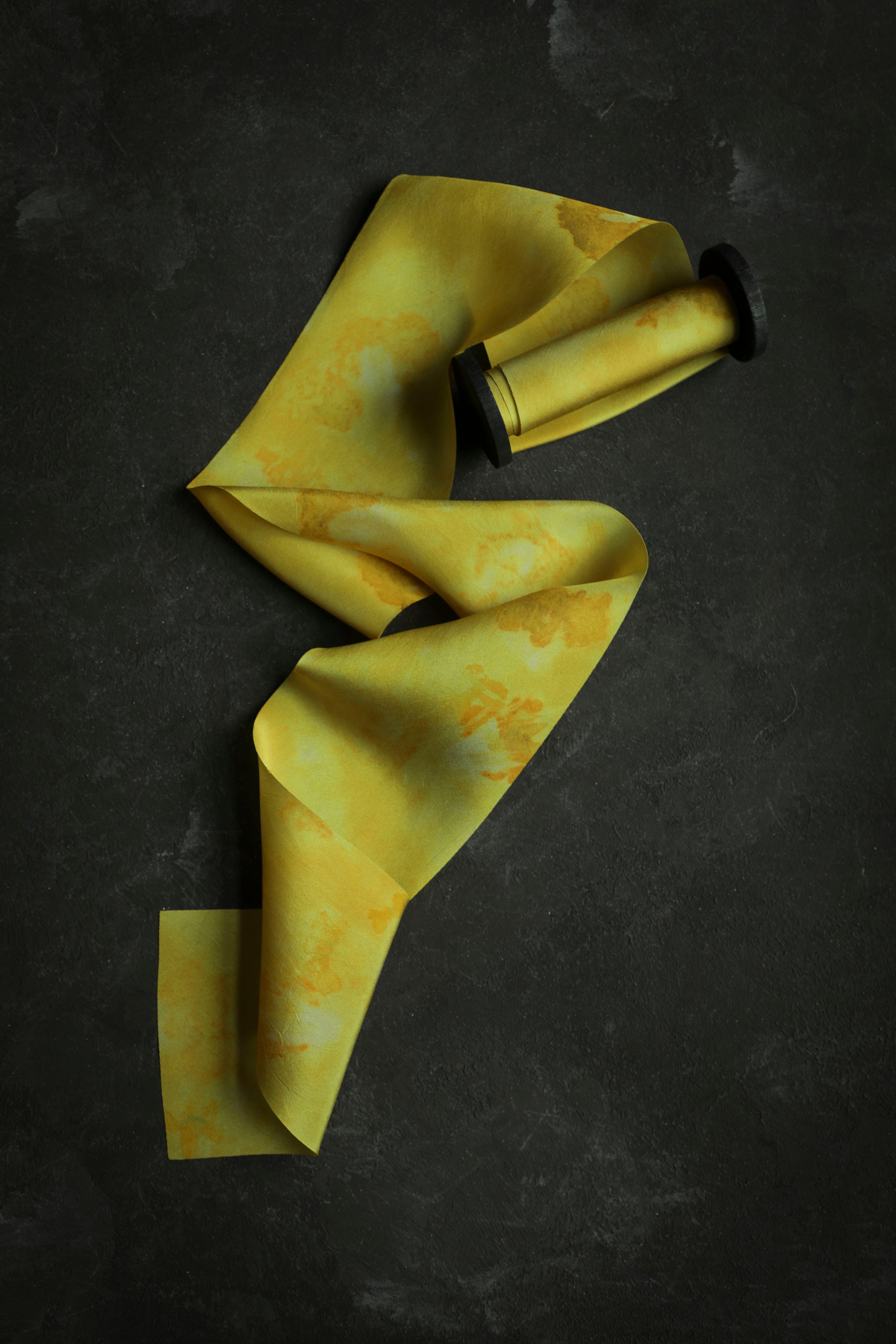 Botanical Print Silk Ribbon MARIGOLD – Silk & Willow