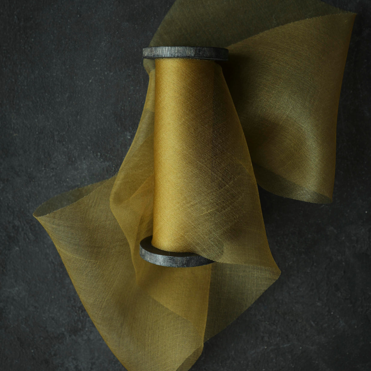 Ochre Gossamer Silk Ribbon – Silk & Willow