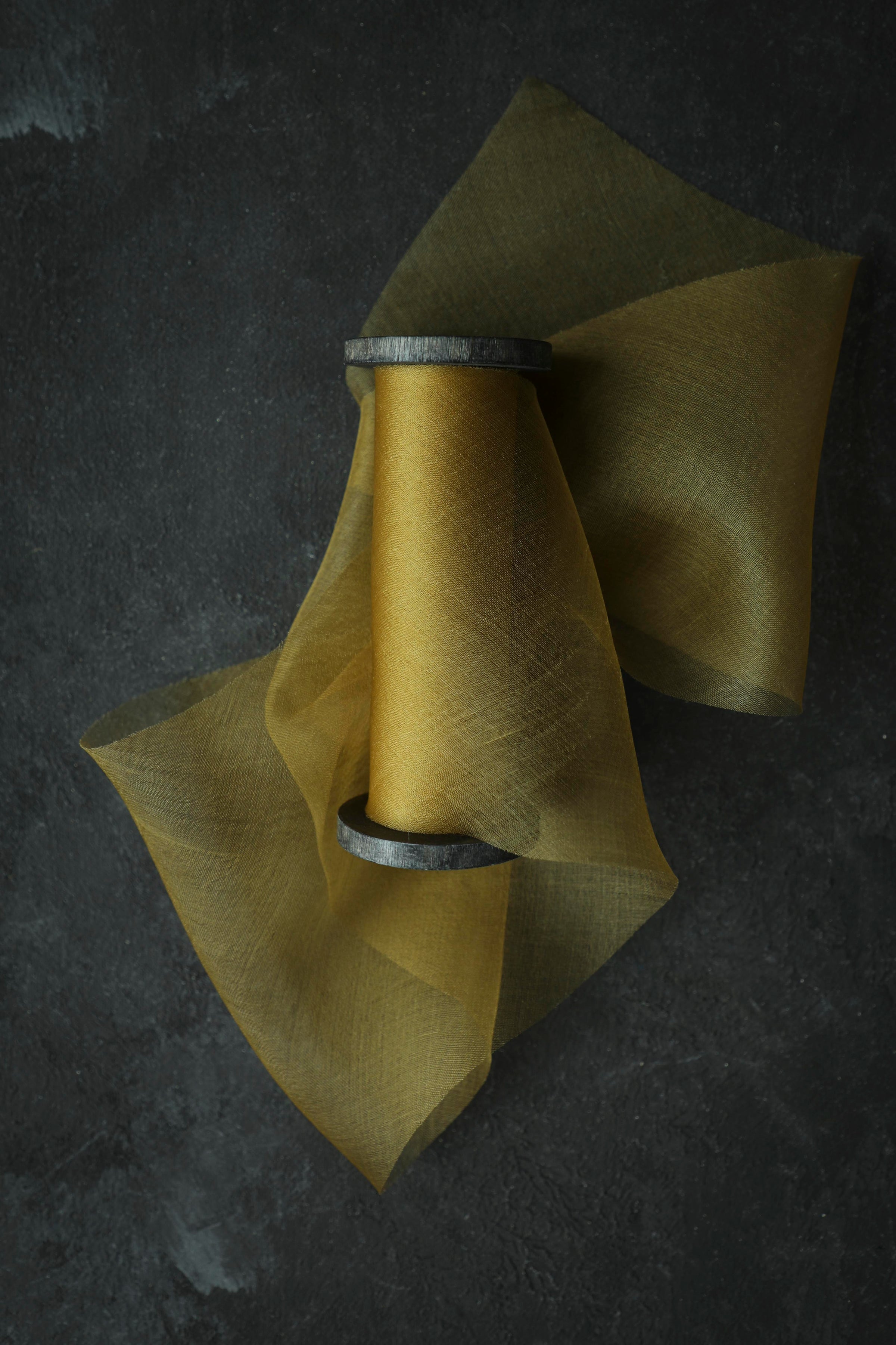 Ochre Gossamer Silk Ribbon – Silk & Willow