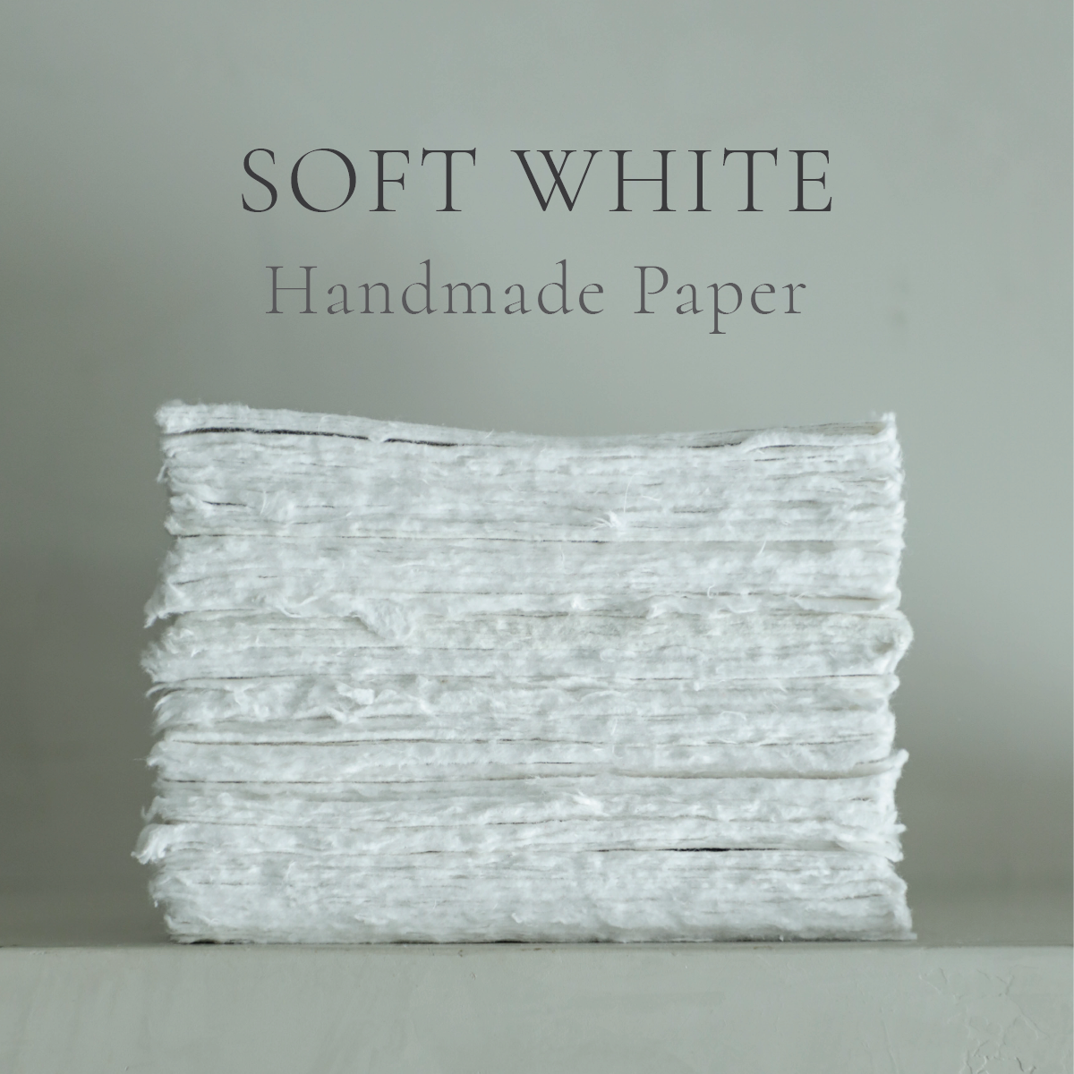 Soft White Handmade Paper – Silk & Willow